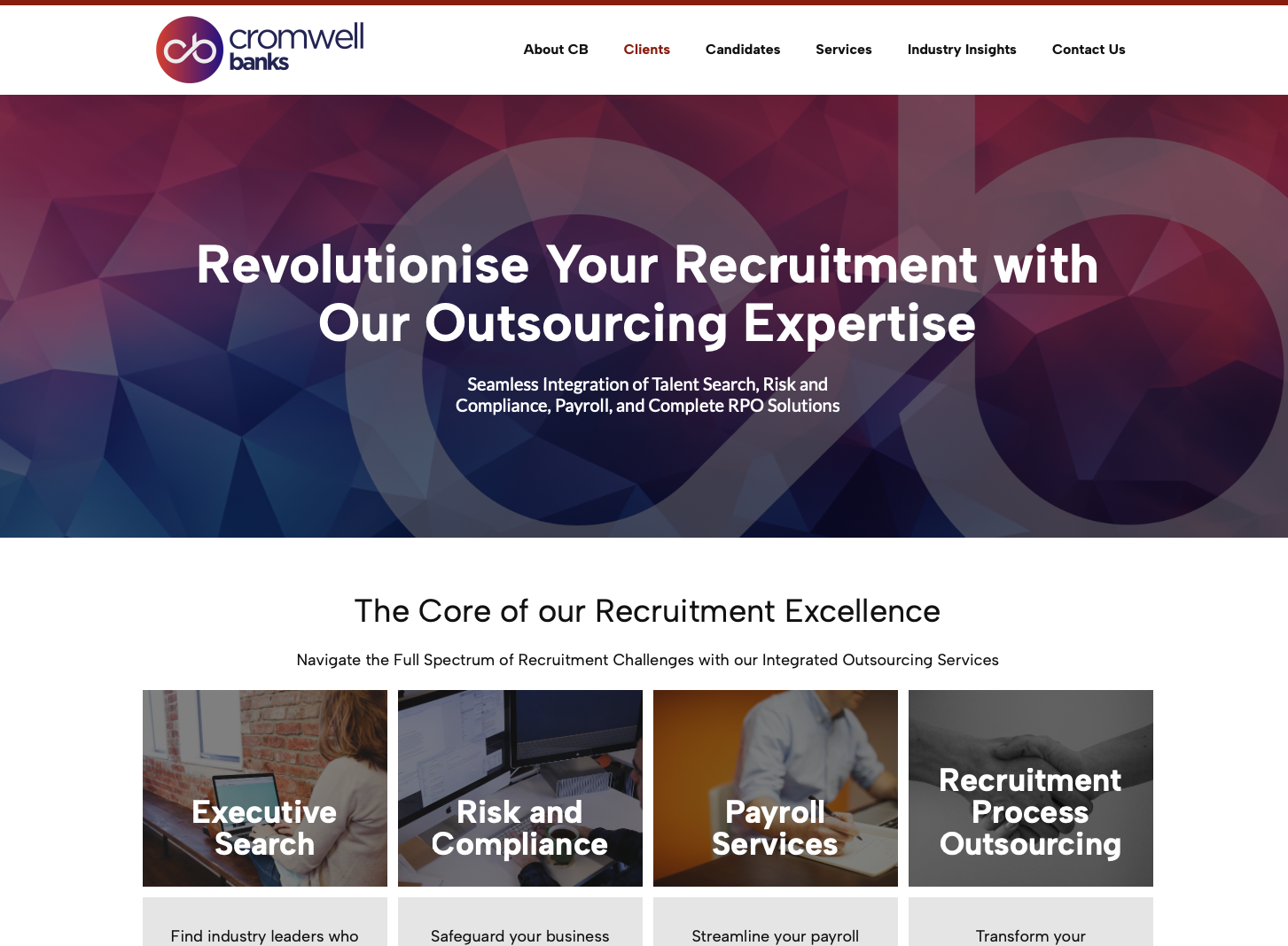 Client Recruitment Services | Cromwell Banks - Expert RPO Solutions